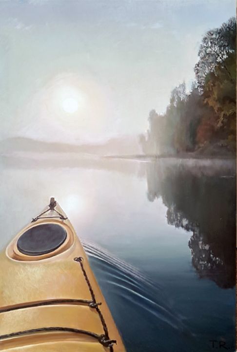 SOUL ESCAPE - Rezvaya.art - Paintings & Prints, Sports & Hobbies, Boating - ArtPal