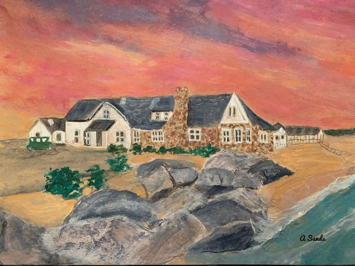 Beach Club Rye Beach - Anne Sands - Paintings & Prints, Landscapes ...