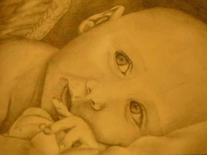 Littlest Angel - Nikki Curran Creations - Drawings & Illustration ...