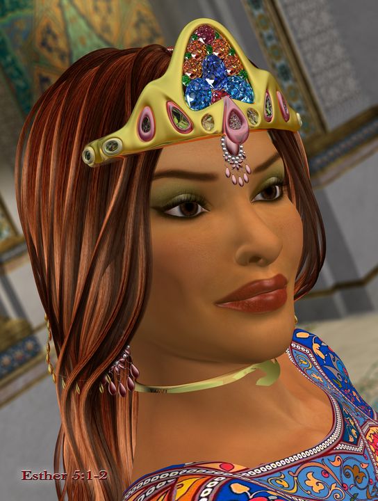Queen Esther - CanonQuest - Digital Art & AI, Religion, Philosophy ...