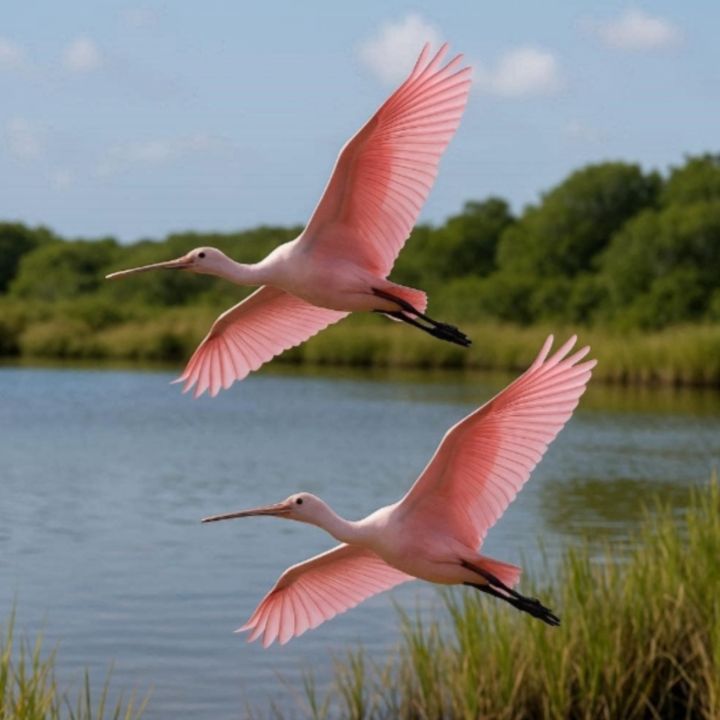 Garzas Rosadas - Eli_Creatif - Digital Art & AI, Landscapes & Nature ...
