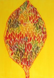 Leaves in a Leaf - Sil A - Paintings & Prints, Landscapes & Nature ...