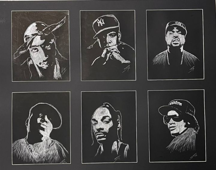 Rap Legends 2 - Todd Schulz Art - Drawings & Illustration, People ...