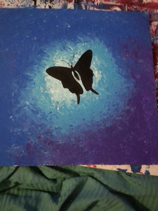 blue butterfly - Craft Stuffs - Paintings & Prints, Abstract, Other ...