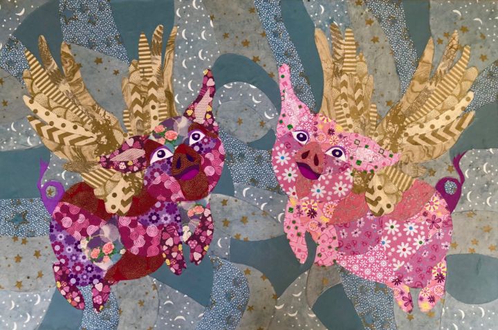 When Pigs Fly - Debbie Gibbs - Paintings & Prints, Childrens Art, Other ...