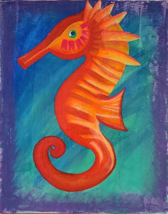 Sea Steed - Beach Bum - Paintings & Prints, Animals, Birds, & Fish ...