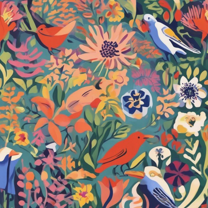 Tropical birds - Creative creation - Paintings & Prints, Animals, Birds ...