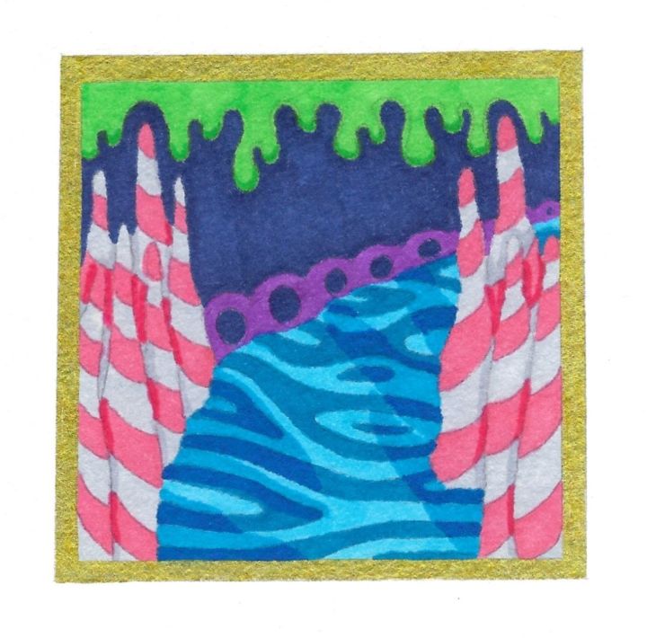 XS Candy River - Jennifer and Art - Drawings & Illustration, Abstract ...