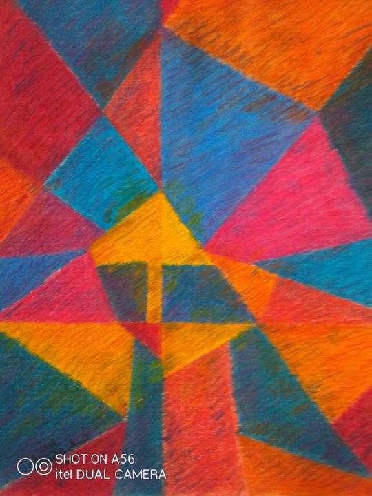 Abigael - IBOL ARTS - Paintings & Prints, Abstract, Geometric - ArtPal