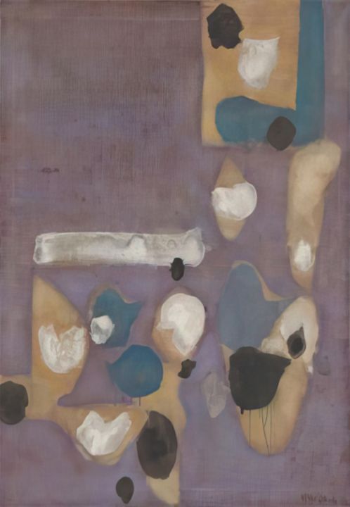 Points No. 19 - 1954 - Kenzo Okada - Paintings & Prints, Abstract ...