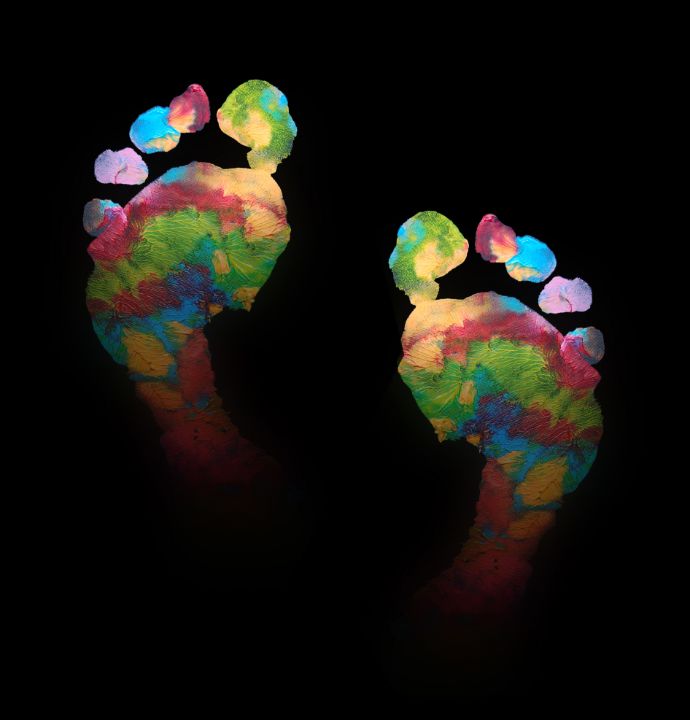 Artist footprint - emmepi paintings - Digital Art & AI, Abstract, Color ...