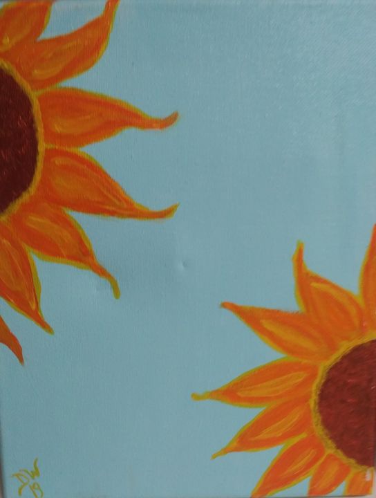 Sunflowers - Dwight - Paintings & Prints, Flowers, Plants, & Trees ...