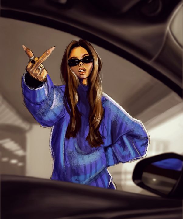 the.one.and.only.chelle - Digital Art & AI, Drawings & Illustration