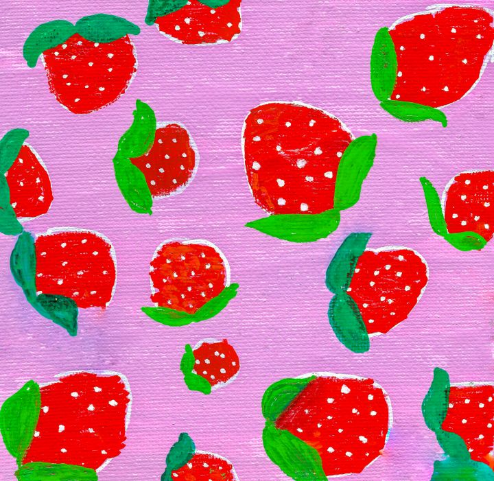 Whimsical Berries - Jess Renay Art - Paintings & Prints, Food ...