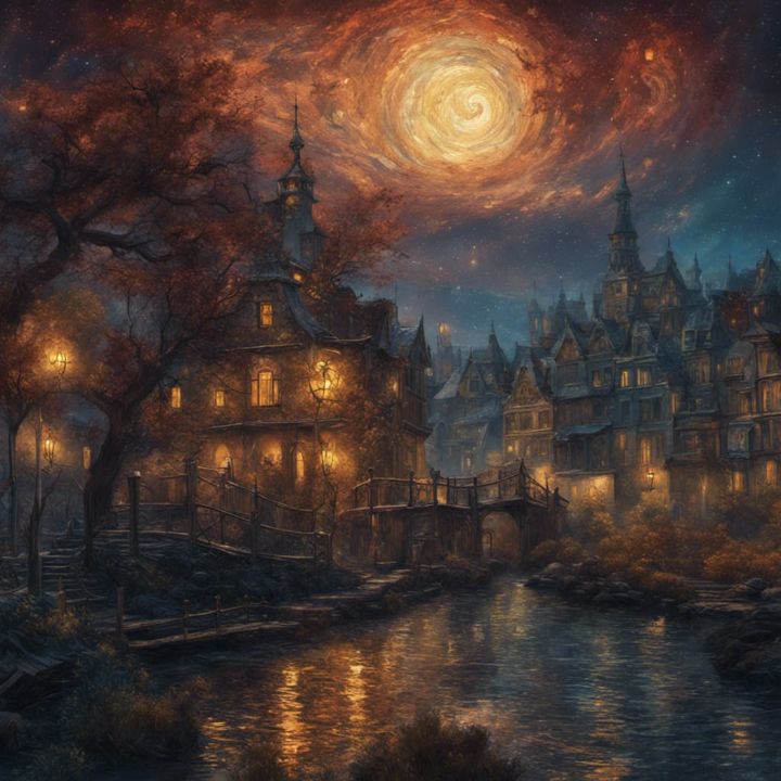 Starry Dreamscape: A Homage to Van G - WallAesthetic Gallery - Drawings ...