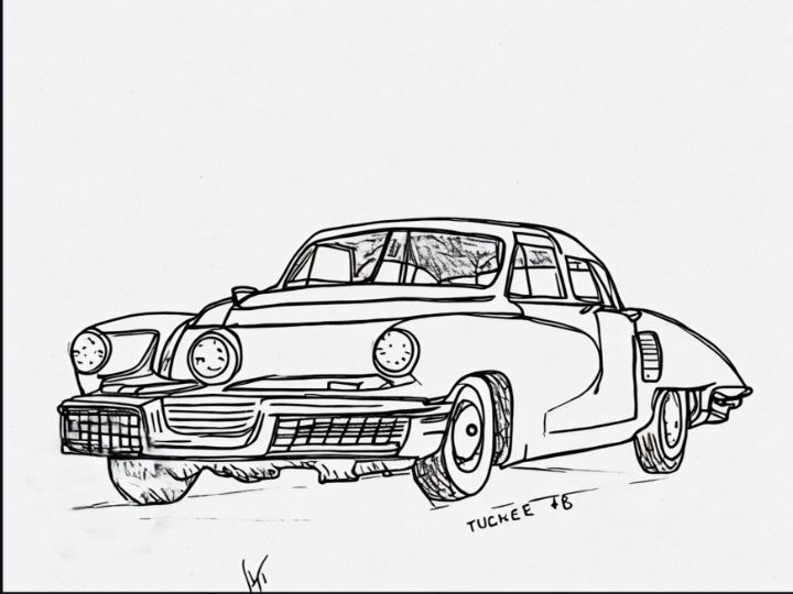 Tucker 48 Digital Drawing - smudged inspirations - Digital Art & AI ...
