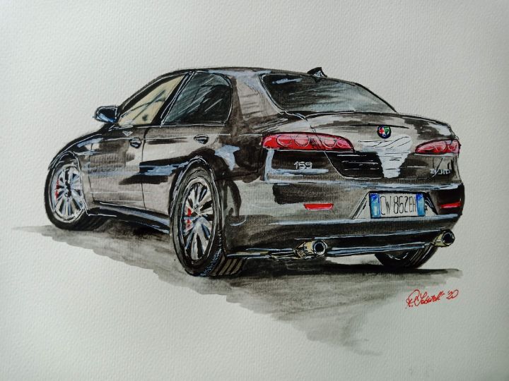 Alfa Romeo 159 - rensab83 - Paintings & Prints, Vehicles ...