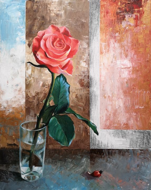 Rose - Artphlo - Paintings & Prints, Flowers, Plants, & Trees, Flowers ...