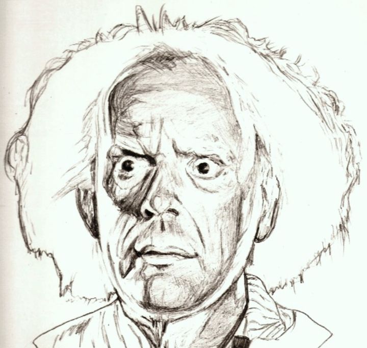 Christopher Lloyd drawing - RobCrandall - Drawings & Illustration ...