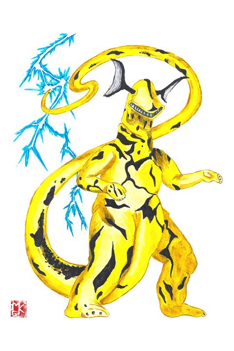 Eleking - Mike's Kaiju Art Gallery - Drawings & Illustration ...