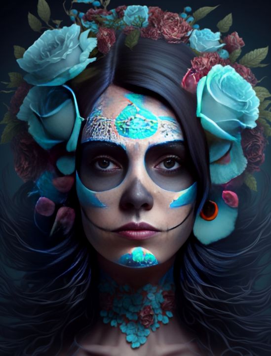 Day of the dead adornment - Jonathan Rudman - Drawings & Illustration ...