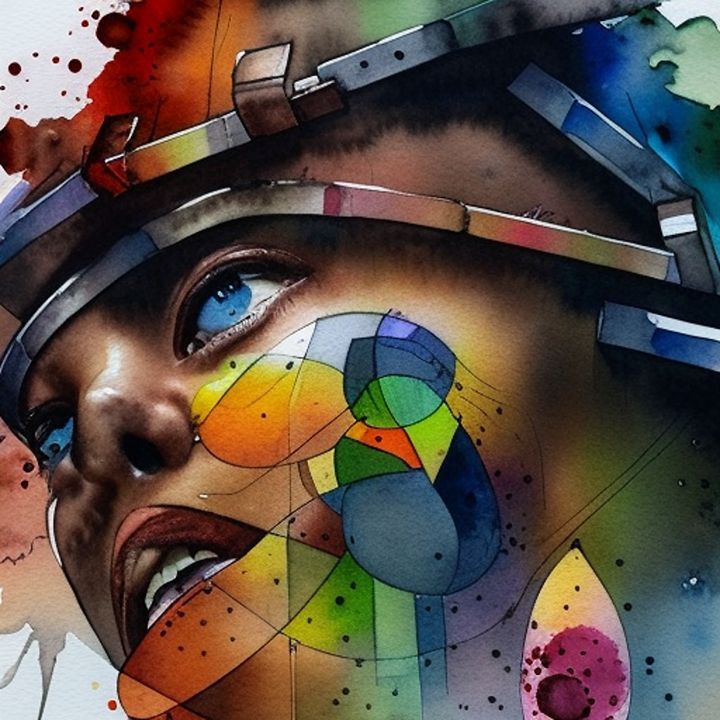 Agonized Women # 008 - Majestic Pandora - Digital Art & AI, Abstract ...