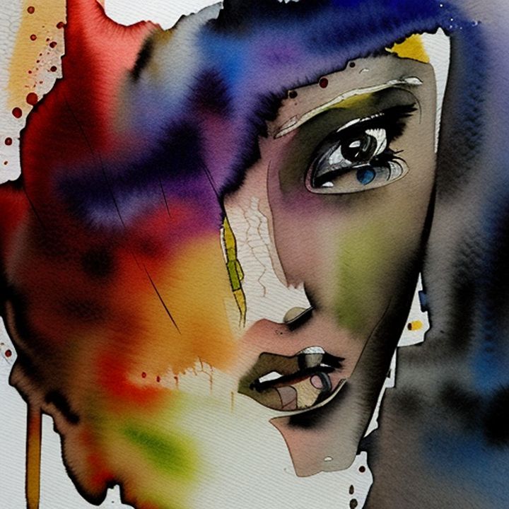 Agonized Women # 061 - Majestic Pandora - Digital Art & AI, Abstract ...