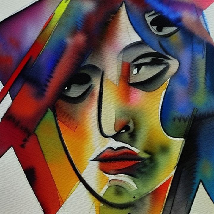 Agonized Women # 073 - Majestic Pandora - Digital Art & AI, Abstract ...