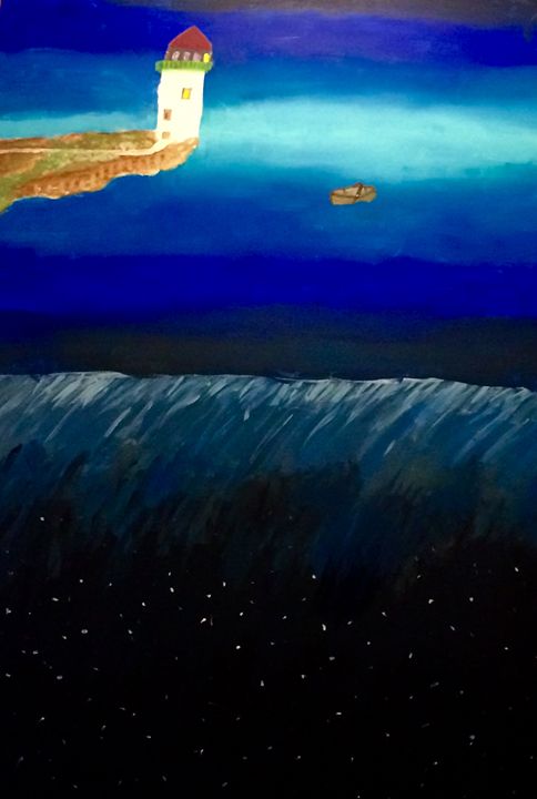 Lighthouse Reflections - Brian's Art Studio - Paintings & Prints ...