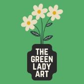 The Green Lady Art - Paintings & Prints
