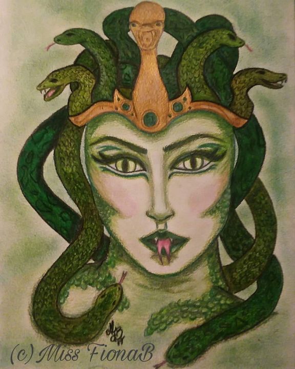Medusa - Miss FionaB Fantasy Artwork - Drawings & Illustration, People ...