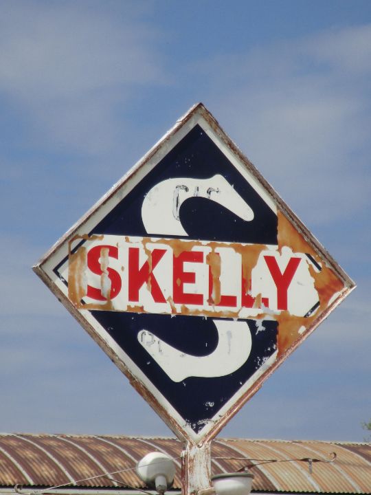 Skelly Sign - Ward Love's Red Bear Gallery - Photography, Places ...