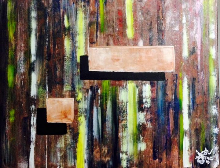 Wall Clouds 1 - Josh Roxas - Paintings & Prints, Abstract, Geometric ...