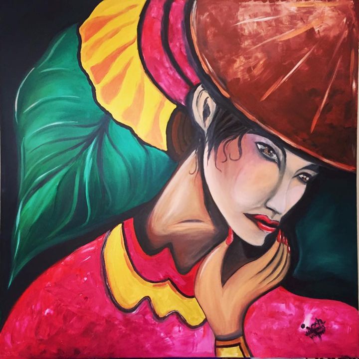 The Beauty of the Golden Lotus - Josh Roxas - Paintings & Prints ...