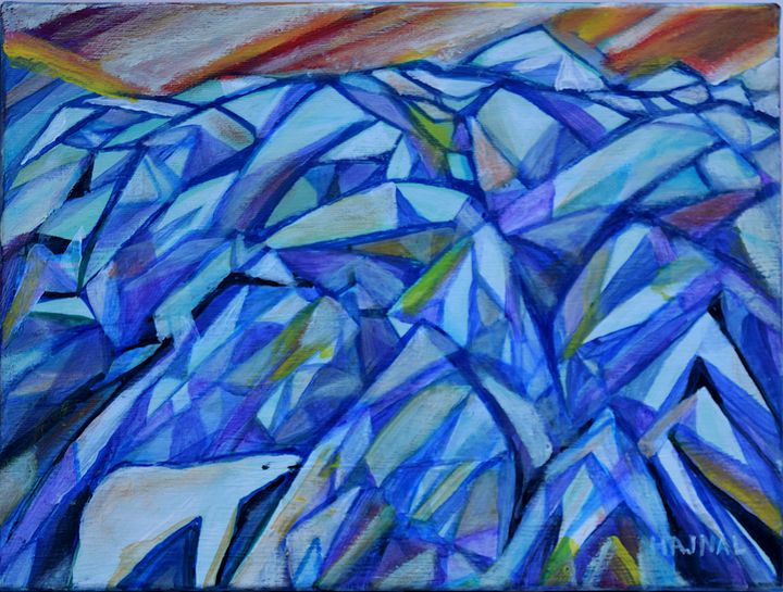 Polar Ice - Hajna V. Csorba, Artist. - Paintings & Prints, Animals ...