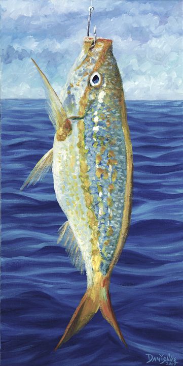 Yellowtail on the Menu - Danielle Perry Fine Art - Paintings & Prints ...