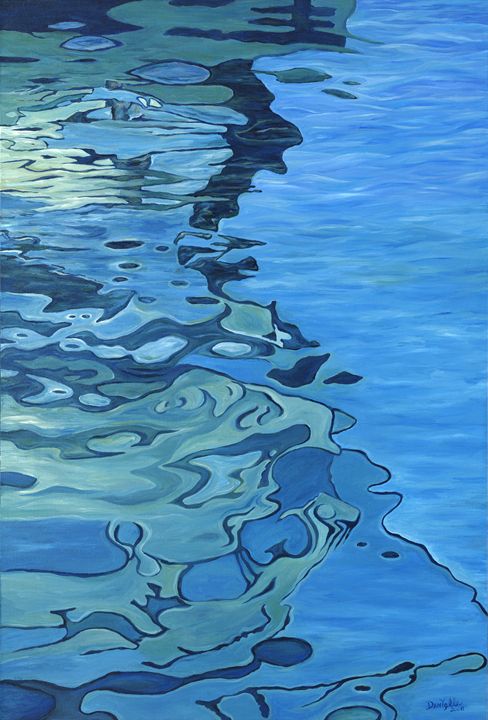 Blue Reflections - Danielle Perry Fine Art - Paintings & Prints ...