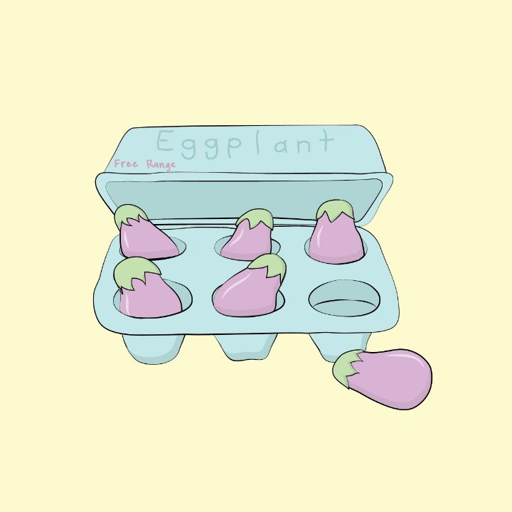 Carton of Eggplants - eam - Digital Art & AI, Food & Beverage ...