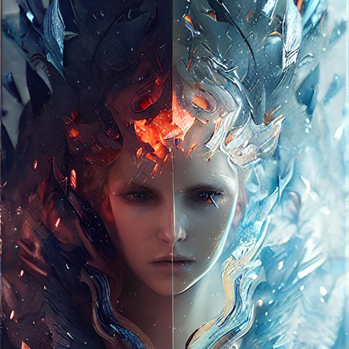 Tears Of Fire - Art Of El Paso - Digital Art & AI, Abstract, Other ...