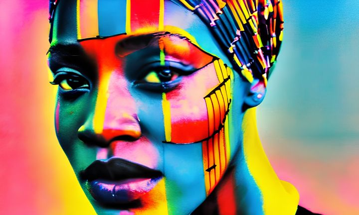 A Woman Of Color - Art Of El Paso - Digital Art & AI, Ethnic, Cultural ...