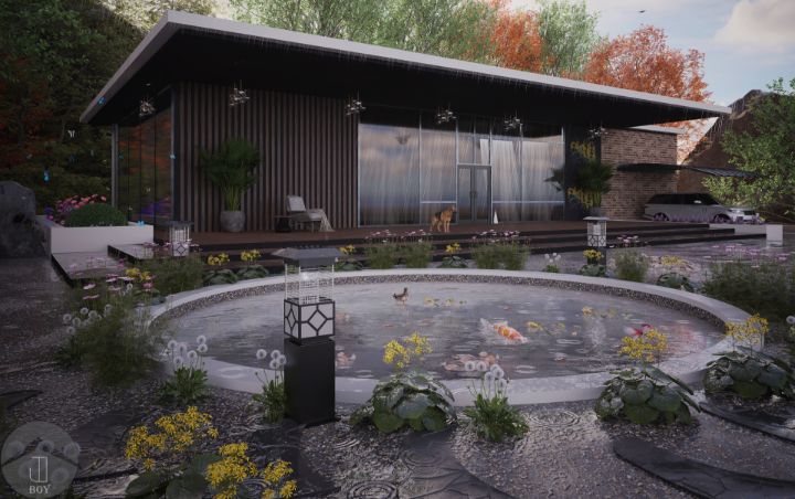 The Flat Box - Rainy Render - John Ajibefun - Drawings & Illustration ...