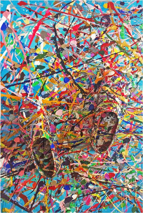 In my shoes - $2,000 - JOSEPH J WALKER ART - Paintings & Prints ...