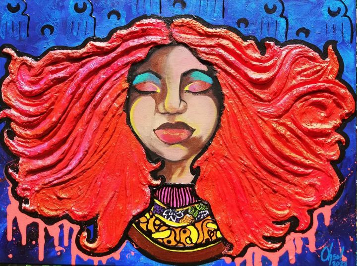 Spread Love - Art of Ohso - Paintings & Prints, Ethnic, Cultural ...