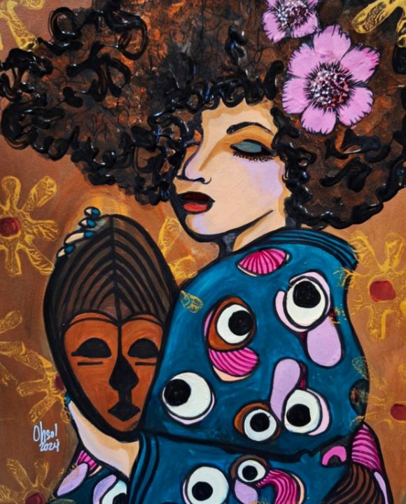 Otamashi - (Honored Soul) - Art of Ohso - Paintings & Prints, Ethnic ...