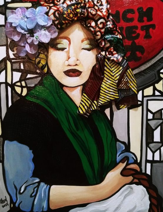 La Coeur du Marche' Une Dame Creole - Art of Ohso - Paintings & Prints ...