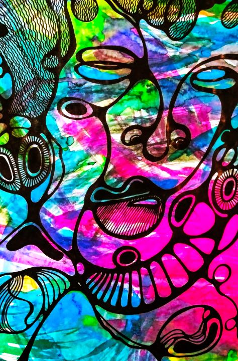 Neurographica -Chromatic Reflections - Art of Ohso - Paintings & Prints ...