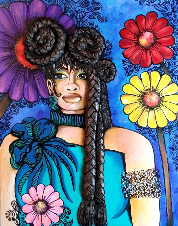 Power of Good-Bye - Art of Ohso - Paintings & Prints, Ethnic, Cultural ...