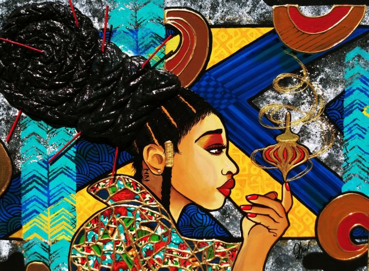 The Loving Pair - Art of Ohso - Paintings & Prints, Ethnic, Cultural ...