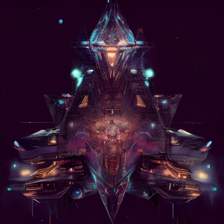 Intergalactic Pyramid City of Light - Kosmic Kreation - Digital Art ...