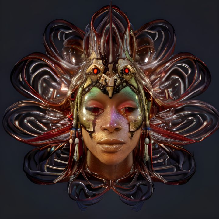 Medusa - Kosmic Kreation - Digital Art & AI, Ethnic, Cultural, & Tribal ...